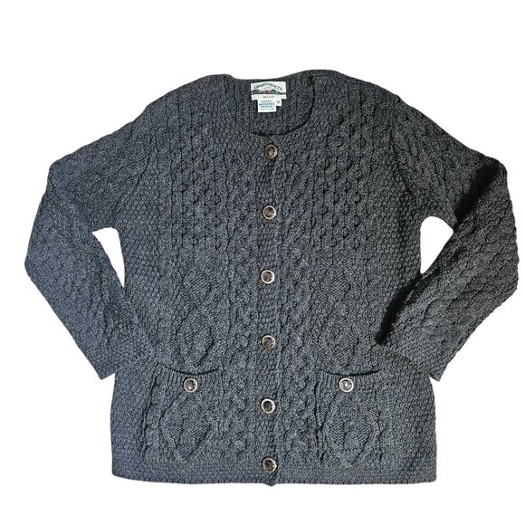 Aran Crafts | Sweaters | Aran Crafts 0 Merino Wool Womens Knit Cardigan ...